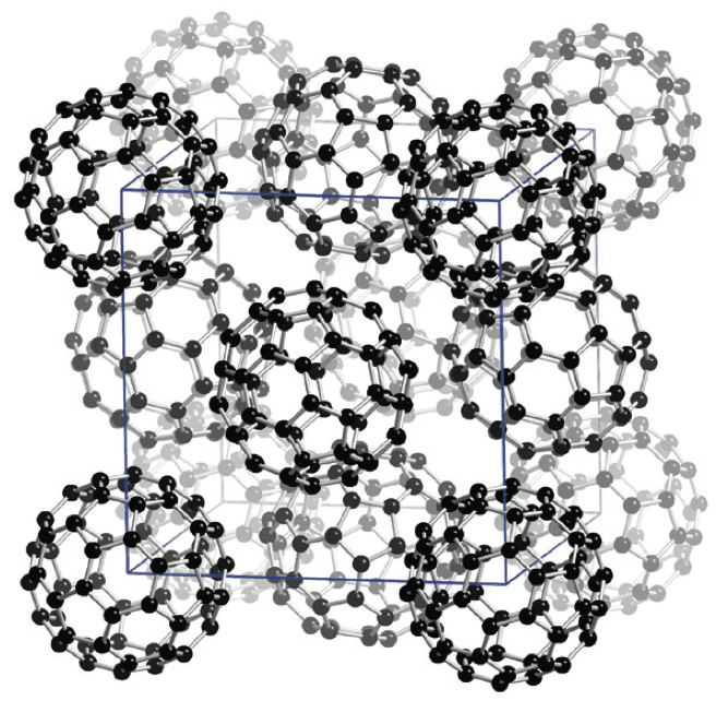Compounds formed from C60 and potassium K6C60 and K3C60