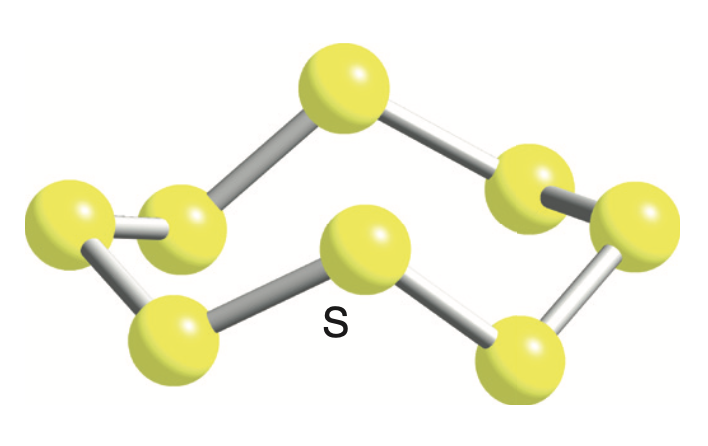 Sulfur - elemental - S8 - D4d
