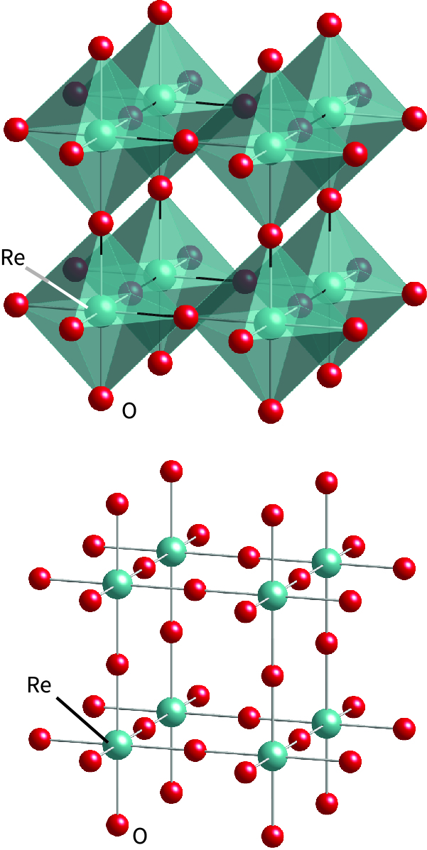 ReO3 - Rhenium trioxide: Interactive 3D Structure